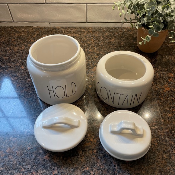 Rae Dunn | Storage & Organization | Rae Dunn Canister Duo Large Letter ...